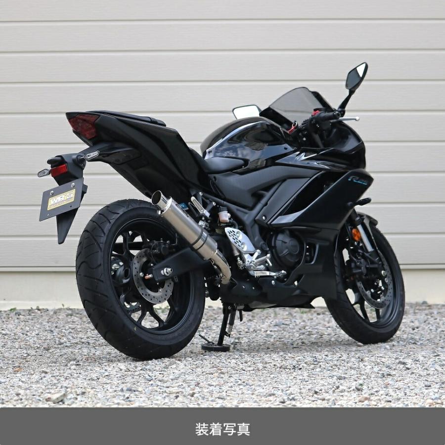 WR'S YAMAHA YZF-R25('22-)/MT-25('22-) S.O.Vショートオーバルスリップオンマフラー（ソリッドチタン） NV2270JM : 16052 : Parts ...
