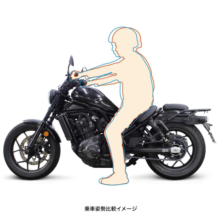 スペシャルパーツ武川 レブル250/500/1100 セットバックハンドルクランプ（20mmアップ） 06-02-0009 : 18484 : Parts Online - 通販 ...