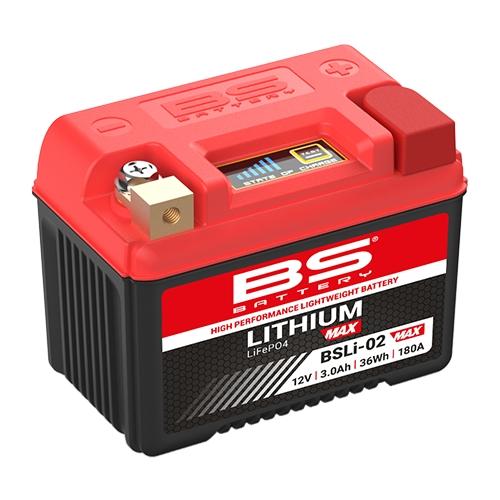 BS BATTERY LITHIUM MAX リチウムバッテリー BSLi-02 : Parts Online - 通販 - Yahoo!ショッピング