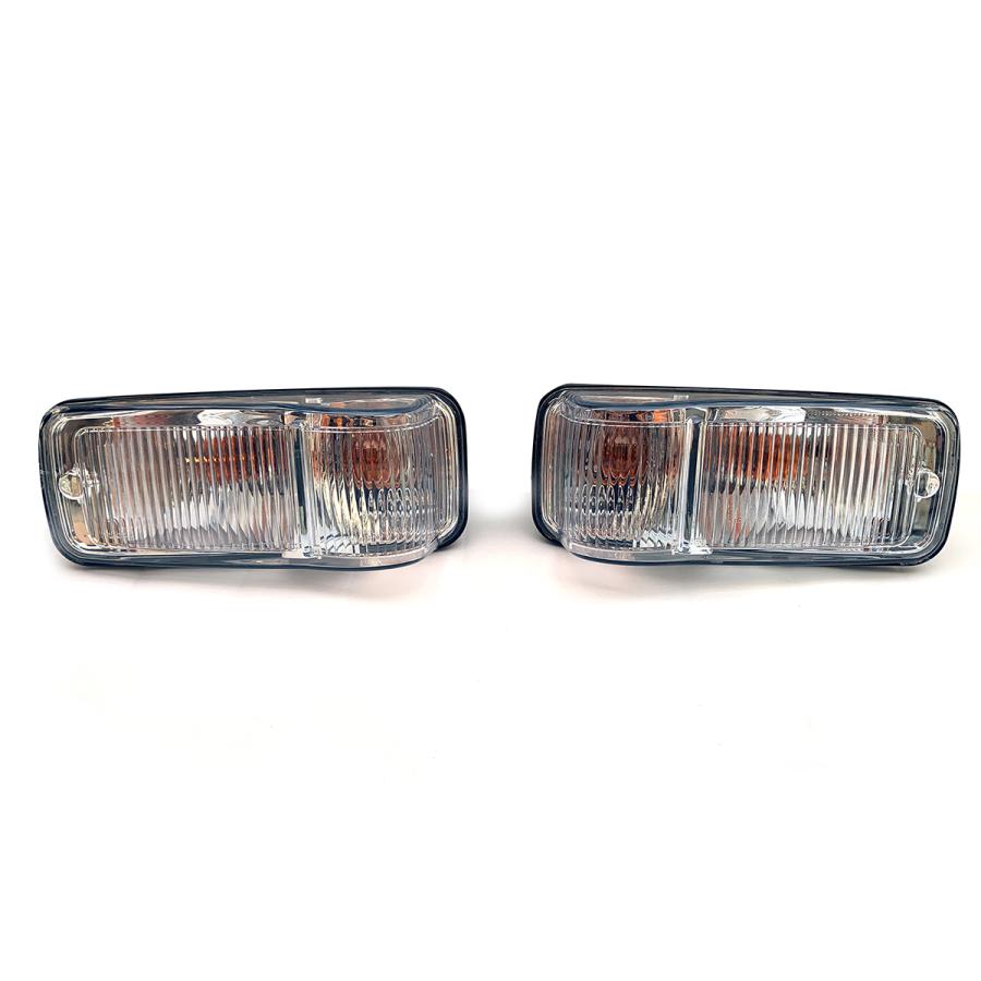 いすゞ 07エルフ ハイキャブ 07フォワード ドア サイドマーカー ウインカーランプ 左右 セット ハロゲンバルブ付 クリア ホワイト : 直売パーツショップ - 通販 - Yahoo!ショッピング