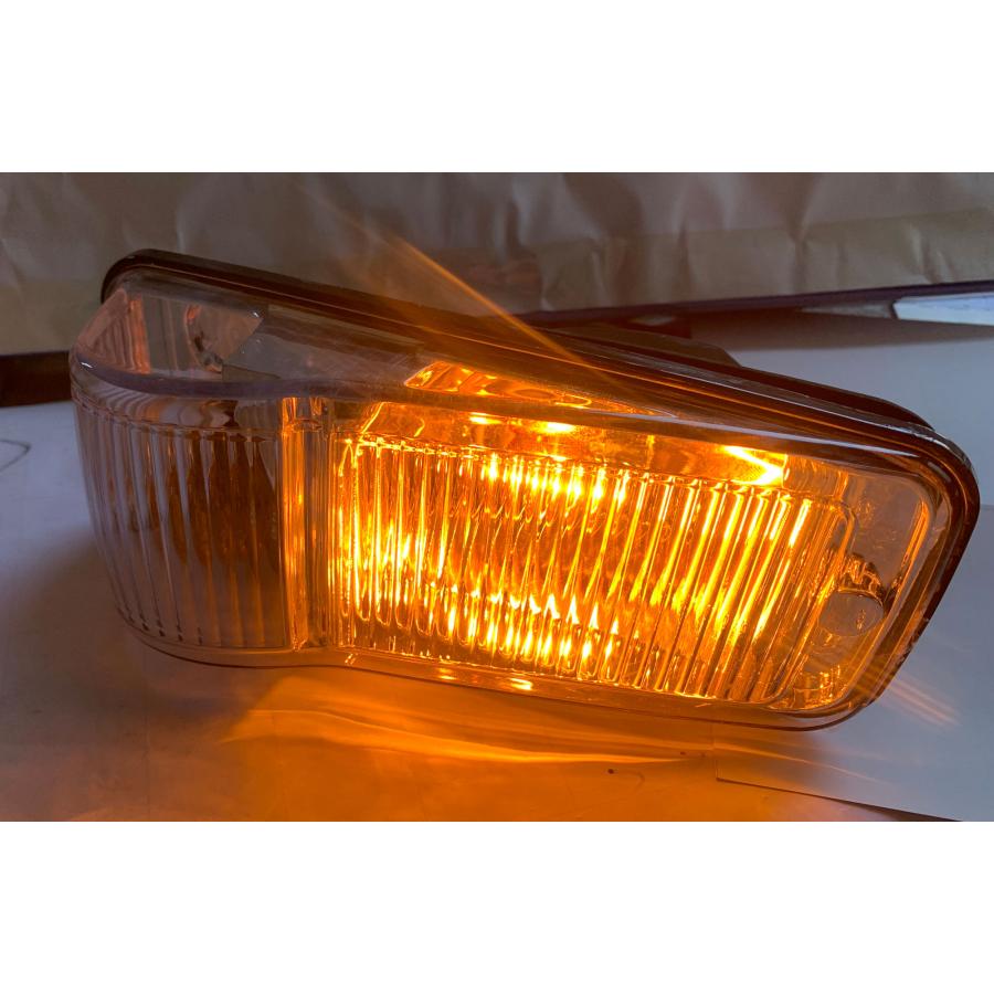 いすゞ 07エルフ ハイキャブ 07フォワード ドア サイドマーカー ウインカーランプ 左右 セット ハロゲンバルブ付 クリア ホワイト : 直売パーツショップ - 通販 - Yahoo!ショッピング