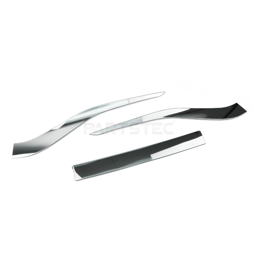 アルファード 新型 40系 ヴェルファイア メッキ バックドア ガーニッシュ 3P ナンバープレート 下 外装 アクセサリー カスタム / 146-167 O-4 : PARTSTEC ...