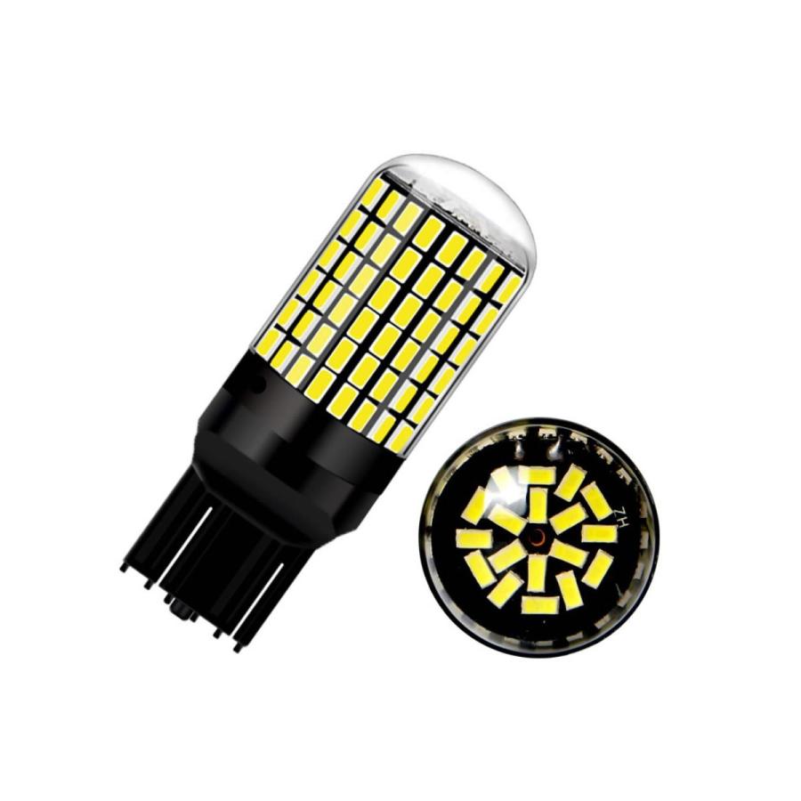 トヨタ カムリ ビスタ 30系 H2.07〜H4.05 T20 LED バックランプ ホワイト 白 2個 高輝度 3014チップ 144発 12V 無極性 後退灯 シングル球 ウェッジ球 ...