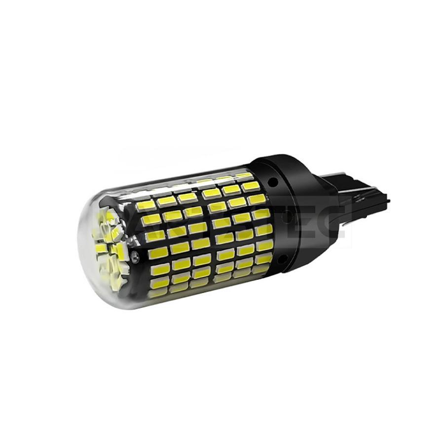 トヨタ カムリ ビスタ 30系 H2.07〜H4.05 T20 LED バックランプ ホワイト 白 2個 高輝度 3014チップ 144発 12V 無極性 後退灯 シングル球 ウェッジ球 ...