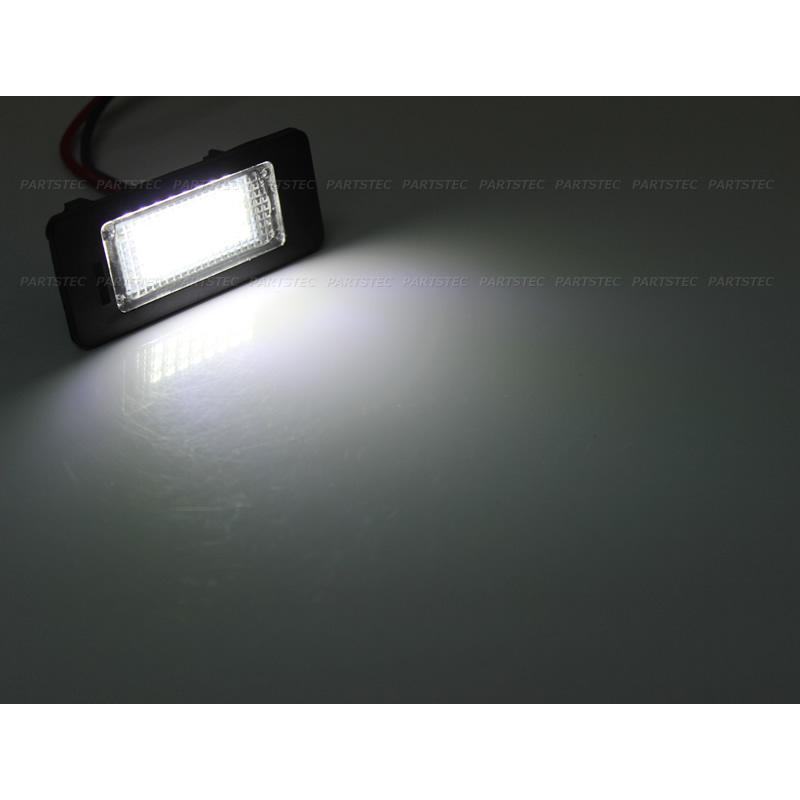 BMW LEDナンバー灯 ホワイト 白 左右セット ライセンスランプ 1/3/5/X BMW 互換 63267165646 ...