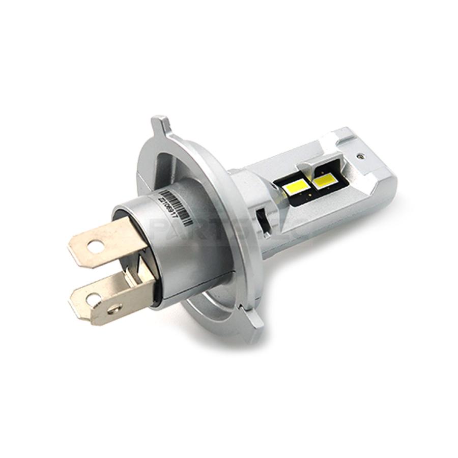 H4 LED ヘッドライト ホワイト 6000K 白 2個 12V 3570チップ Hi Low切替 ワンタッチ 軽自動車 バイク / 46 ...