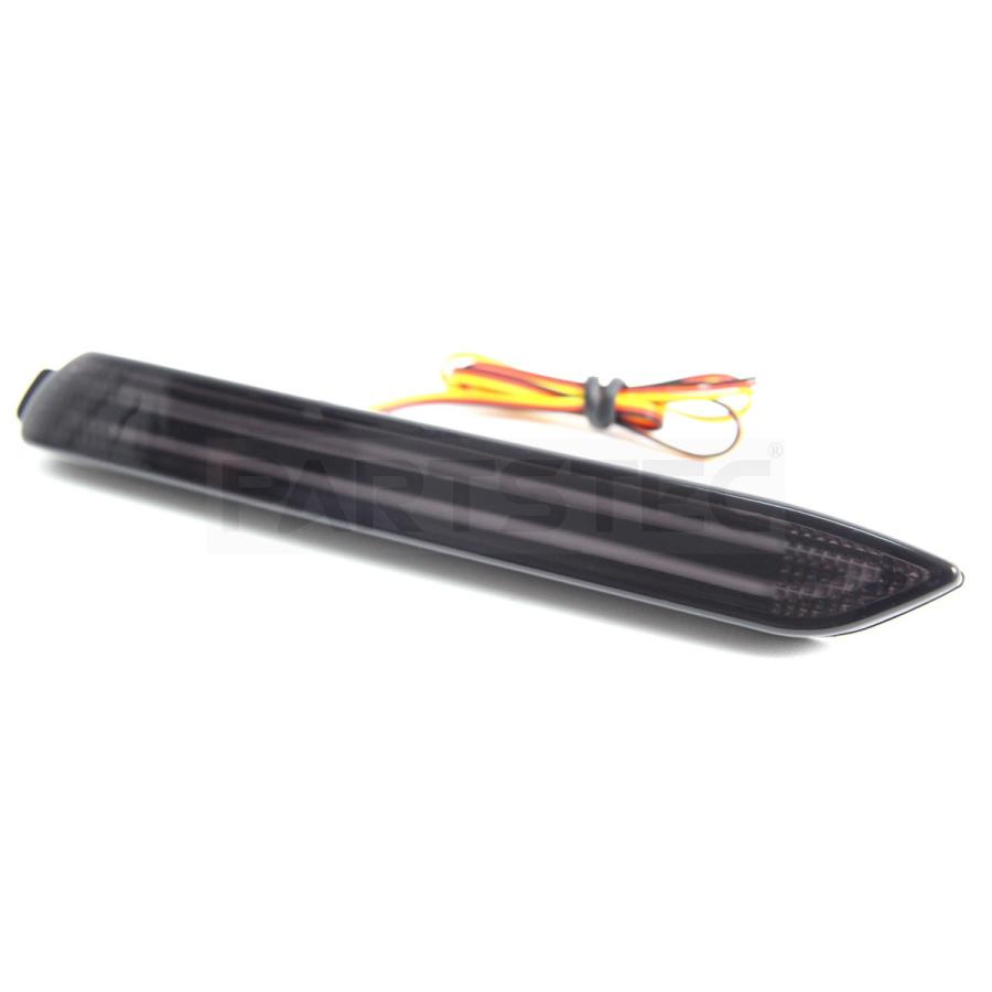 トヨタ（TOYOTA） LEDリフレクター スモーク 左右セット テールランプ連動 ファイバーリフレクター 互換 81910-48012 ...