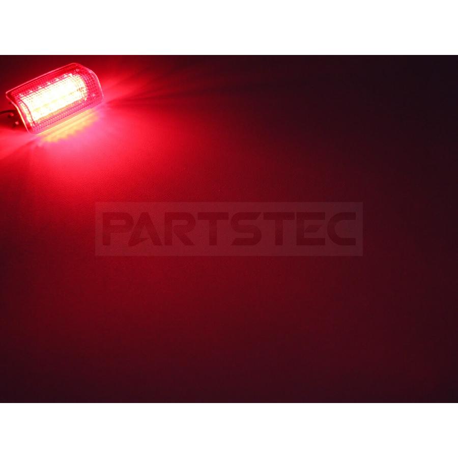 トヨタ ドアカーテシ LEDランプ レッド 赤レンズ 北米仕様 左右セット 簡単取付 汎用 互換 81230-48020 純正交換 プリウス ...