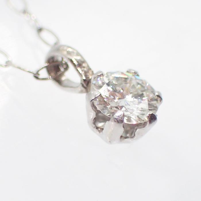 ダイヤモンドネックレス 0.1ct PT900 DIA鑑別書付 PT-NE01 一粒 プラチナ 6爪 40cm ダイアモンド プチペンダント : ac-pt-ne01 : partsworld ...
