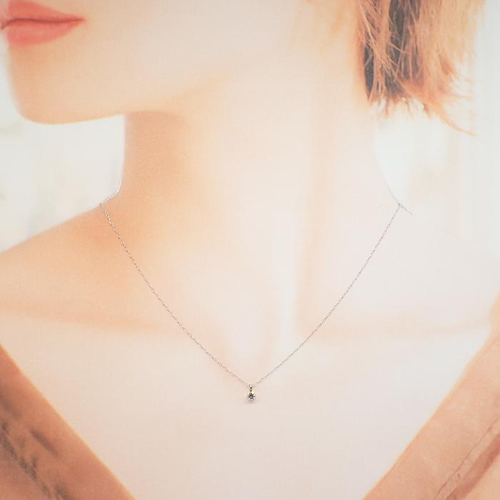 ダイヤモンドネックレス 0.1ct PT900 DIA鑑別書付 PT-NE01 一粒 プラチナ 6爪 40cm ダイアモンド プチペンダント : ac-pt-ne01 : partsworld ...