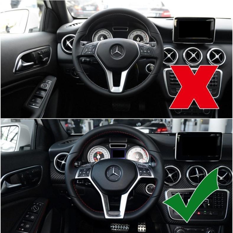 SWAROVSKI 本格派♪ 交換式♪ メルセデス ベンツ カーボン ルック ステアリング パネル S212 E220 E250 E300 E350 E400 E550 E63 Eクラス ...