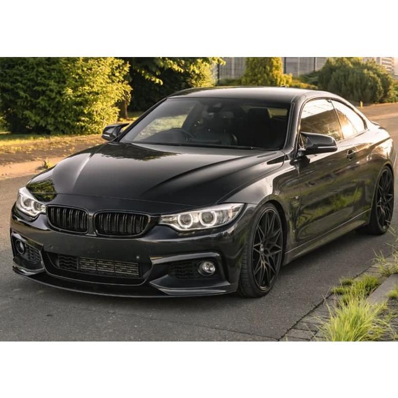 BMW スポーティ全開♪ カーボン ルック フロントバンパー リップ スポイラー F32 420i 428i 435i 440i Mスポーツ Mスピリット クーペ : パーツヤードオンリーワン ...