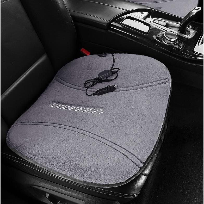 車用 シートヒーター 12V カーシート 後付け ホットカーシート ヒーター内蔵 シートカバー 運転席 助手席 後部座席 シガー電源 DC12V 温度2階段 暖かい : cai1715 ...