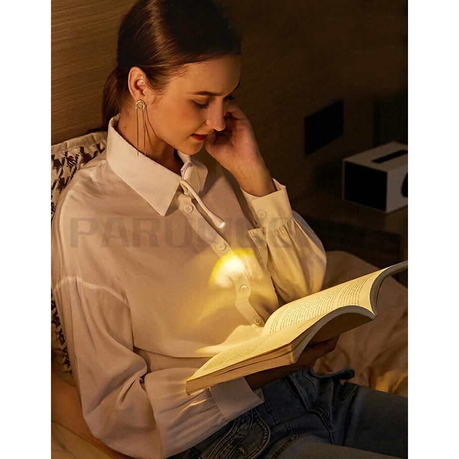 クリップライト 読書灯 ミニ ブックライト 3種類色温 明るさ調整 角度調整 卓上ライト led LED読書灯 目に優しい ベッドでの読書用ライト : parumuoppa - 通販 ...