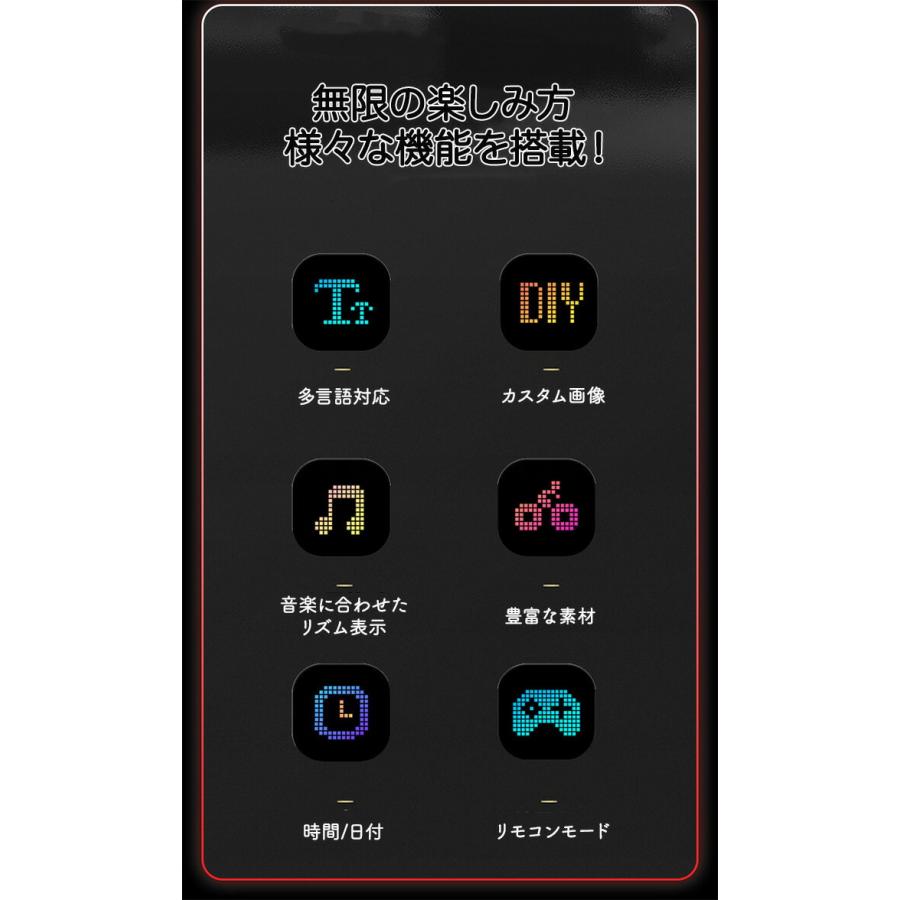 車用デビルアイライト 2個セット LEDスクリーン LEDディスプレイスクリーン 超薄型 ライト スクロール字幕 USB給電 DIYテキストパターン プログラム可 DIY ...