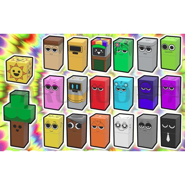 Sprunki incredibox 20点セット スプランキー マグネットブロック マグネットキューブ 誕生日 入園ギフト 卒業プレゼント 再現性の高 知育玩具 新品 プレゼント ...