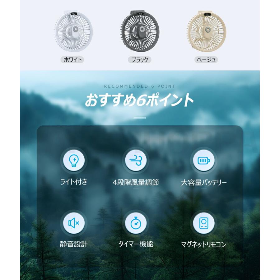 2025年新型 ミニ扇風機 卓上扇風機 吊り下げ 壁掛け タイプ マグネットリモコン サーキュレーター USB充電 コードレス 扇風機 usb充電 : parumuoppa - 通販 ...