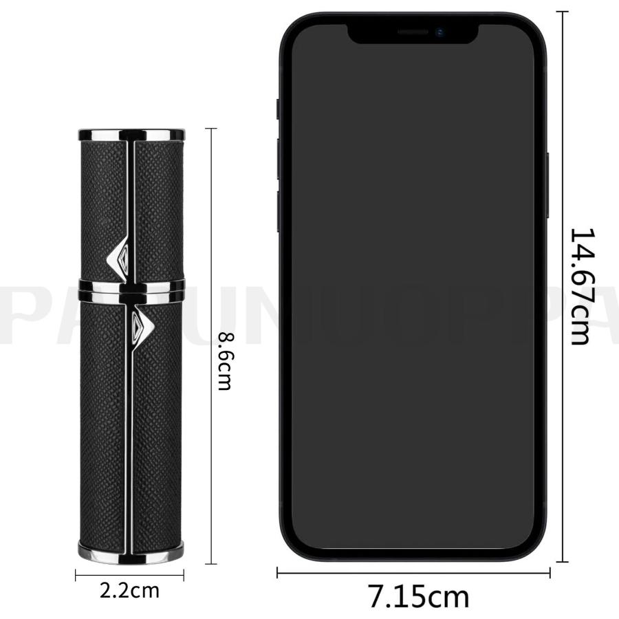 即納 アトマイザー 香水噴霧器 5ml プシュ式 詰め替え香水瓶 ポータブルで携帯便利 漏れ防止 底部充填 入れ方簡単 ボトムフィル 旅行用 詰替容器 プレゼント : parumuoppa ...