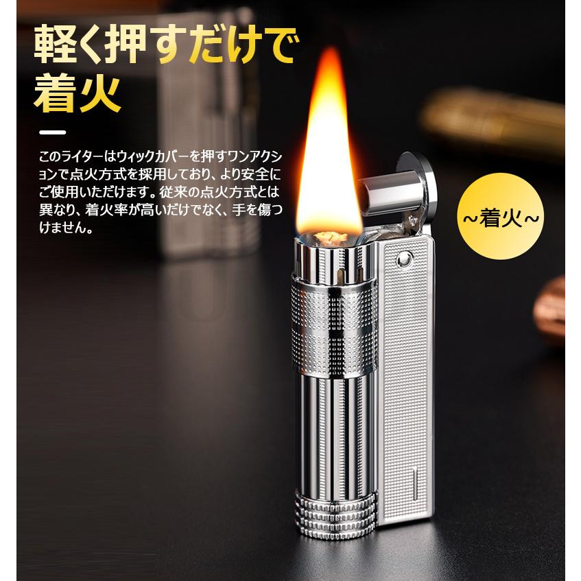 オイルライター 復古スタイル 小型 灯油ライター 軽量 携帯便利 アウトドア用 防風 屋外使用可 使用便利 ライター ギフト包装 父の日 男性プレゼント 誕生日 : parumuoppa ...
