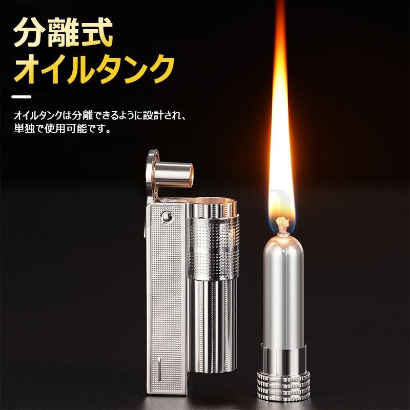 オイルライター 復古スタイル 小型 灯油ライター 軽量 携帯便利 アウトドア用 防風 屋外使用可 使用便利 ライター ギフト包装 父の日 男性プレゼント 誕生日 : parumuoppa ...