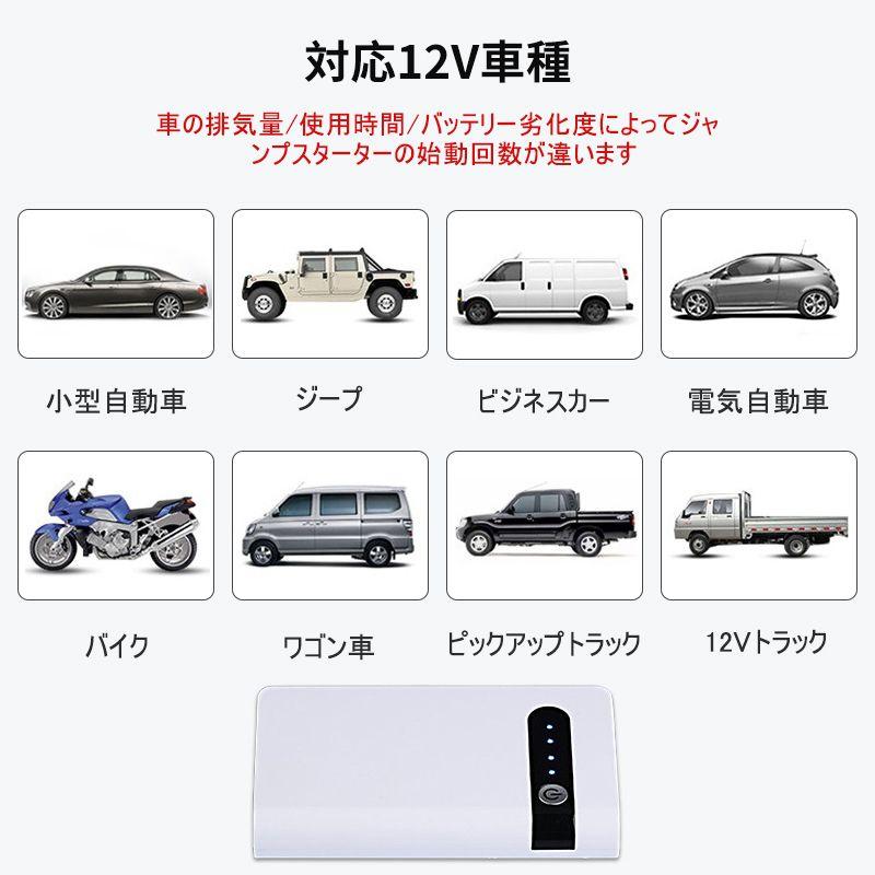 【即納】ジャンプスターター エンジンスターター 車用 LEDライト機能搭載 モバイルバッテリー 20000mAh 12V 収納ケース付き ポータブルジャンプスターター : parumuoppa ...