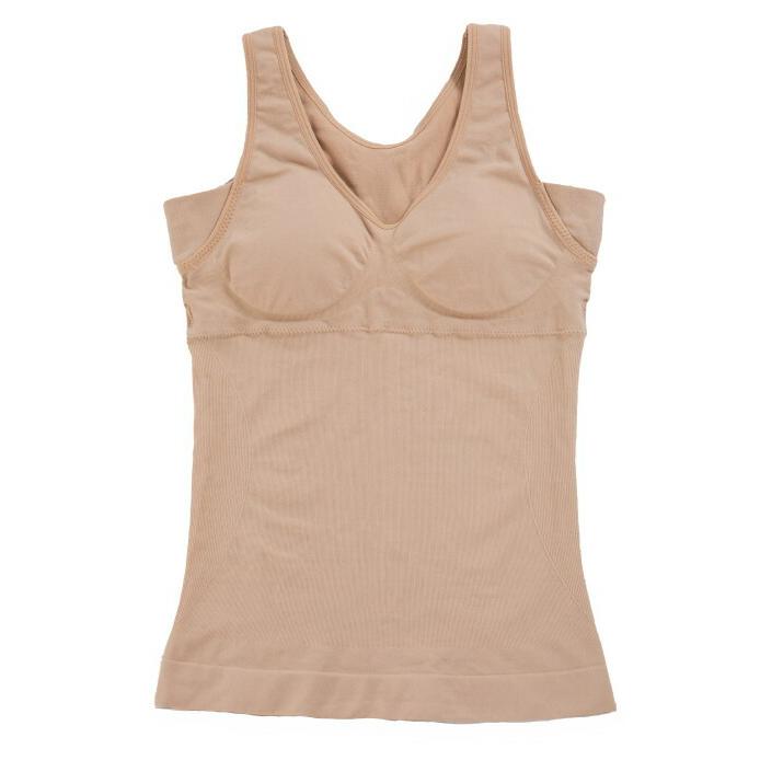 エアーフィットサイドパッドキャミソール ベージュ S-M : へるしー99BOX - 通販 - Yahoo!ショッピング