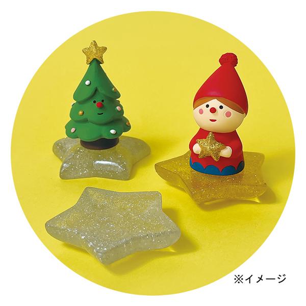 DECOLE ZXS-47945-46X「小さなツリー 緑・白」 concombre コンコンブル クリスマス 星に願いを CHRISTMAS Xmas デコレ decole : パサパ ...