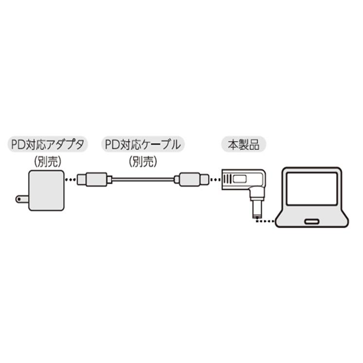 YAZAWA USB PD対応 充電コネクタ Surface専用 PDS01 変換アダプタ【B5】 : パソコンとPCパーツのパソどん - 通販 - Yahoo!ショッピング