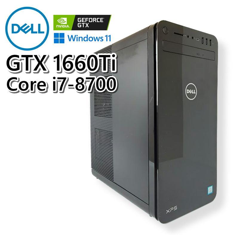 DELL 【中古ゲーミングPC】 / GeForce GTX 1660Ti Core i7-8700 16GB NVMe SSD 512GB ...