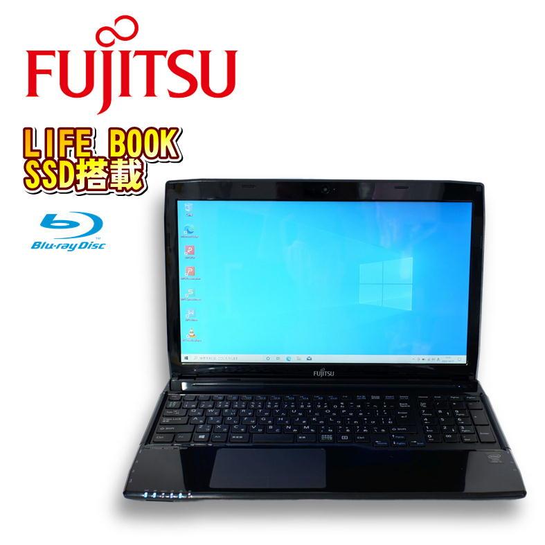 LIFEBOOK 【中古ノート】富士通 LIFE BOOK AH45R ノートパソコン SSD搭載 Windows10 Home Core i3 4010U R : パソコンとPCパーツのパソ ...