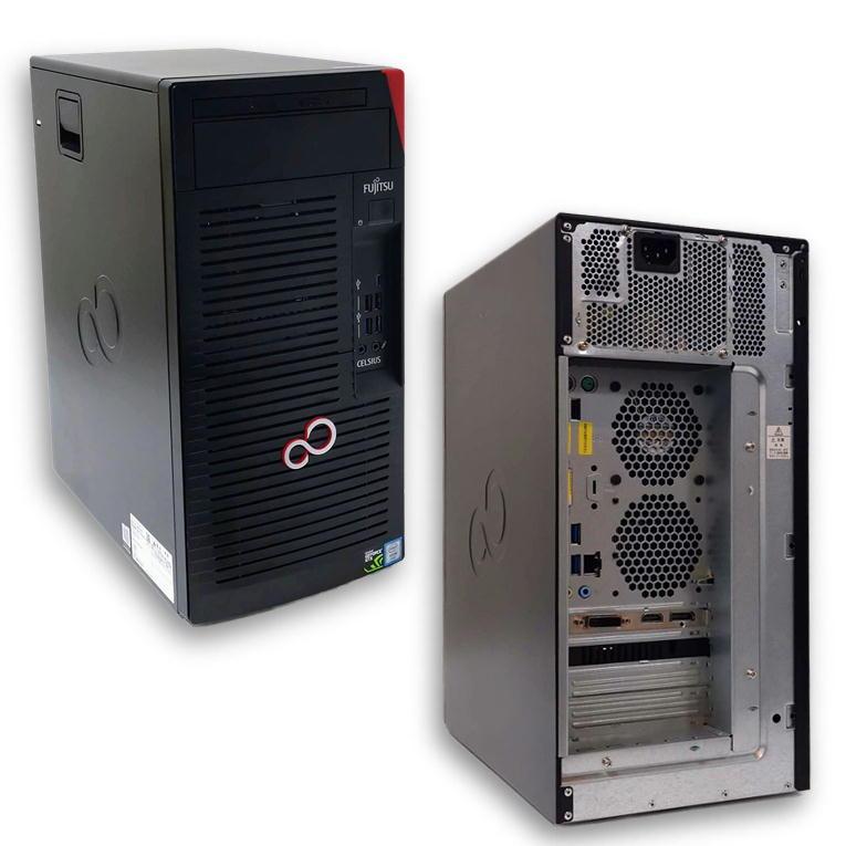 【中古ゲーミングPC】富士通W570 / Xeon (第6世代Corei7相当) DDR4メモリ 16GB GTX1050Ti NVMe ...