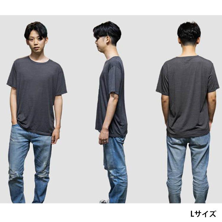 ラシカル シープブレス メンズ 半袖 S〜3L 臭わない メリノウール UVカット 静電気防止 Tシャツ 半そで 抗菌 消臭 通気性 シンプル ...