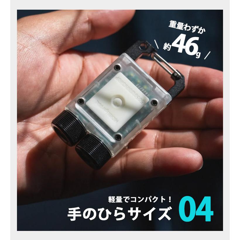 5050WORKSHOP MICROLight DUAL マイクロライト デュアル 5050ワークショップ フラッシュライト 点灯 4段階 角度調節 海外× : PassageShop ...