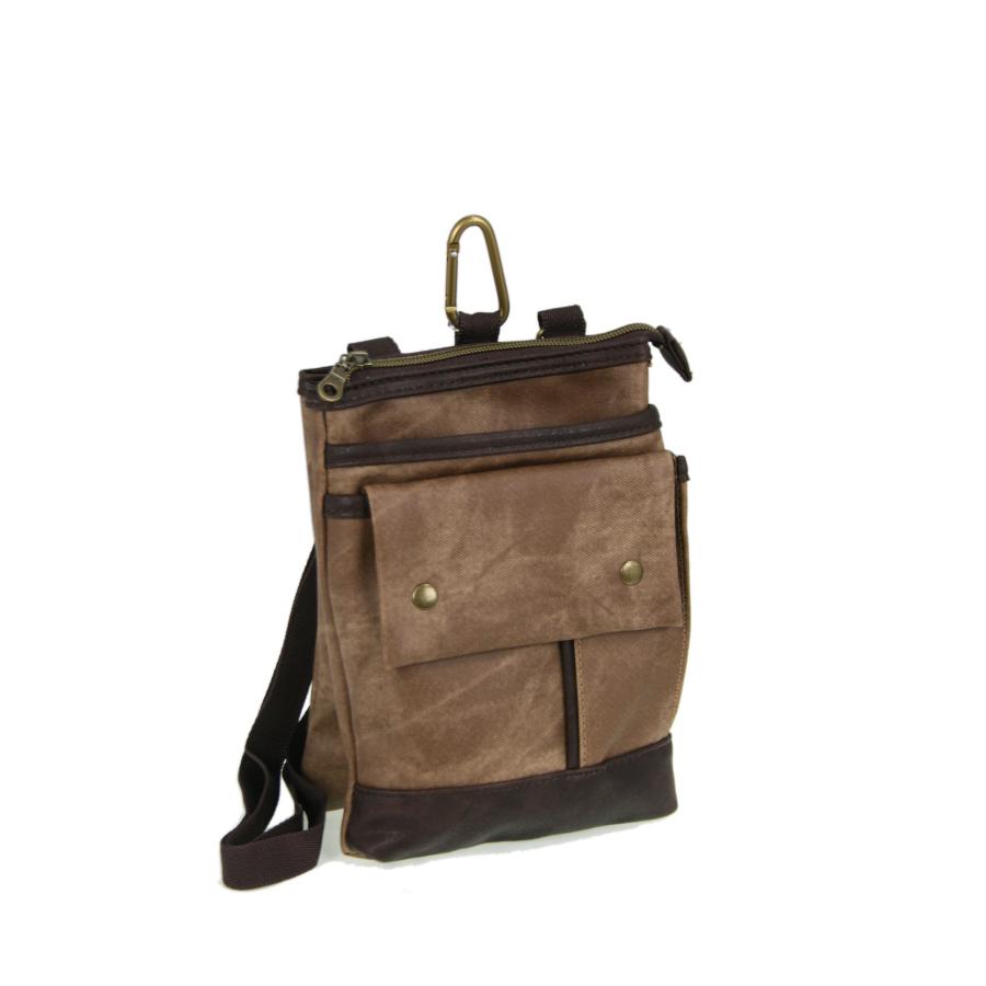 CUBIC CORE（キュービックコア） 3WAY シザーバッグ メンズ レディース ミニショルダー ウエストポーチ 小物収納 旅行用 軽量 おしゃれ 合皮 デニム調 フェイクレザー ...