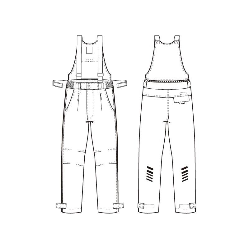 アイトス 防寒サロペット（男女兼用） -30℃対応 光電子 撥水加工 重防寒 【送料無料！】 AZ-6064 : パッションクリエイティブ - 通販 - Yahoo!ショッピング