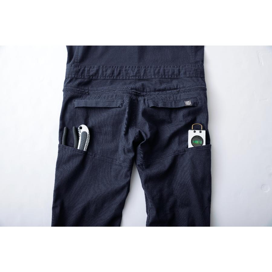 GE-790 ツナギ フレックスコットンストレッチ 長袖ジャンプスーツ GRACE BACK搭載 : パッションクリエイティブ - 通販 - Yahoo!ショッピング