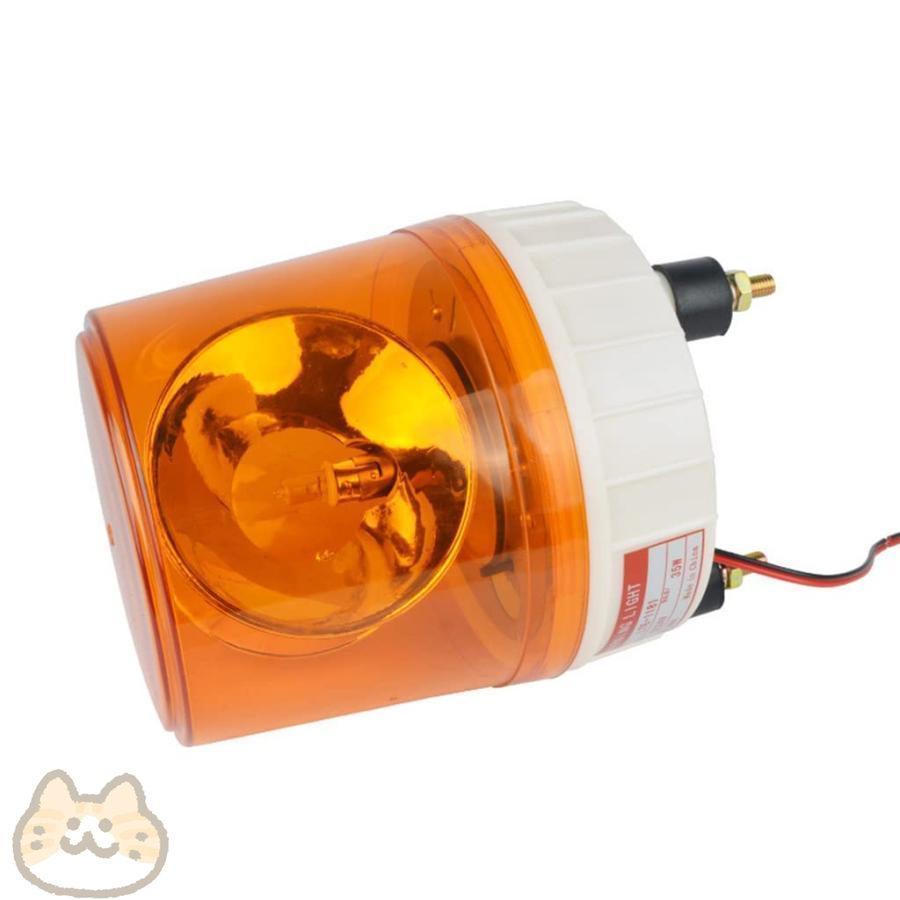 大型回転灯 AC110V 23W 黄色回転灯 節電・音がしない 回転式警告灯 タイプ 強い雨と防塵性能 音付き プラグ付き : パステルランド178 - 通販 - Yahoo!ショッピング