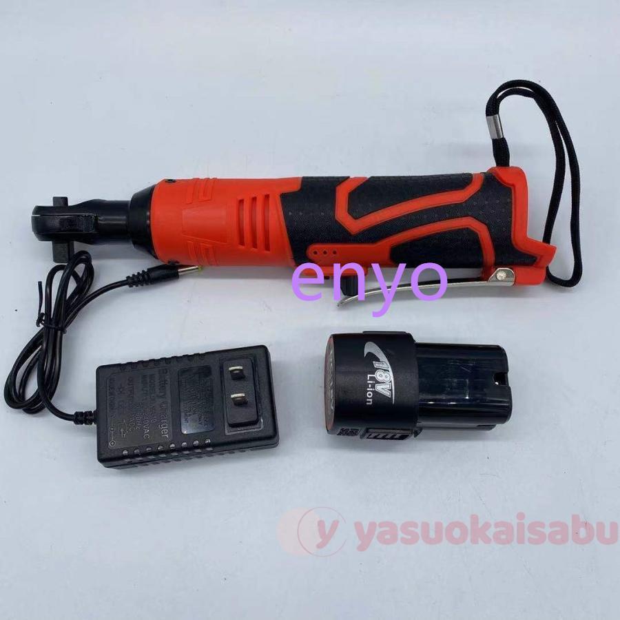 電動 90°直角 コードレス電動ラチェットレンチツールキット90N.m 電動工具セット 電池2個付き 多用途 電動工具 : パステルランド178 - 通販 - Yahoo!ショッピング