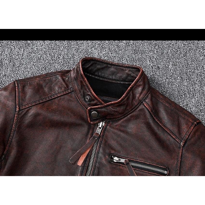 牛革ジャン レザージャケット メンズ ビジネス フライトジャケット
