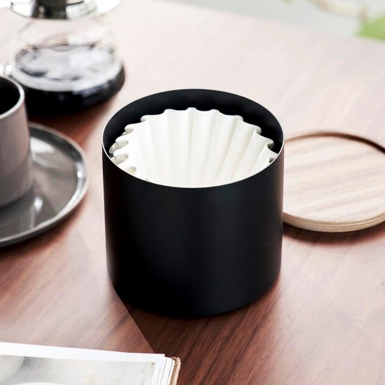 RIN（山崎実業） RIN 山崎実業 バスケット型コーヒーペーパーフィルターケース リン 公式 S 収納 送料無料 4566 4567 ...