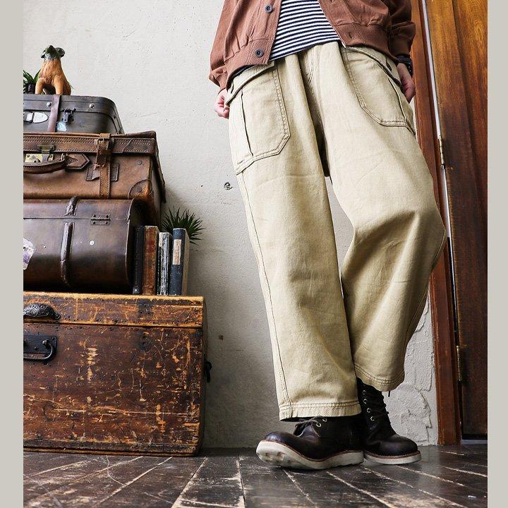 PATY パンツ ワイドパンツ サルエルパンツ ミリタリー フラップポケット コットン100％ カツラギ ウエストゴム ゆったり CUBESUGAR : PATY - 通販 - Yahoo ...