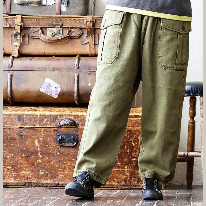 PATY パンツ ワイドパンツ サルエルパンツ ミリタリー フラップポケット コットン100％ カツラギ ウエストゴム ゆったり CUBESUGAR : PATY - 通販 - Yahoo ...