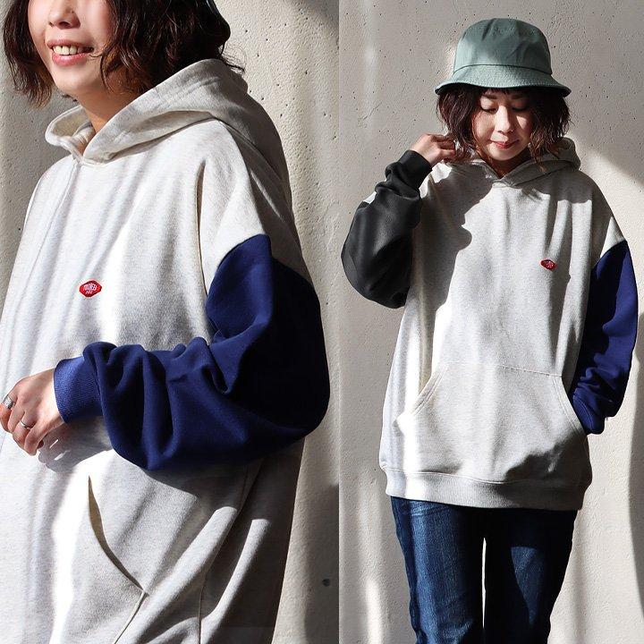 パーカー 裏毛 春 スウェット ワイド すっきり 着痩せ ビッグシルエット メンズ レディース 長袖 ポケット 軽い リブ パティ TONE ...