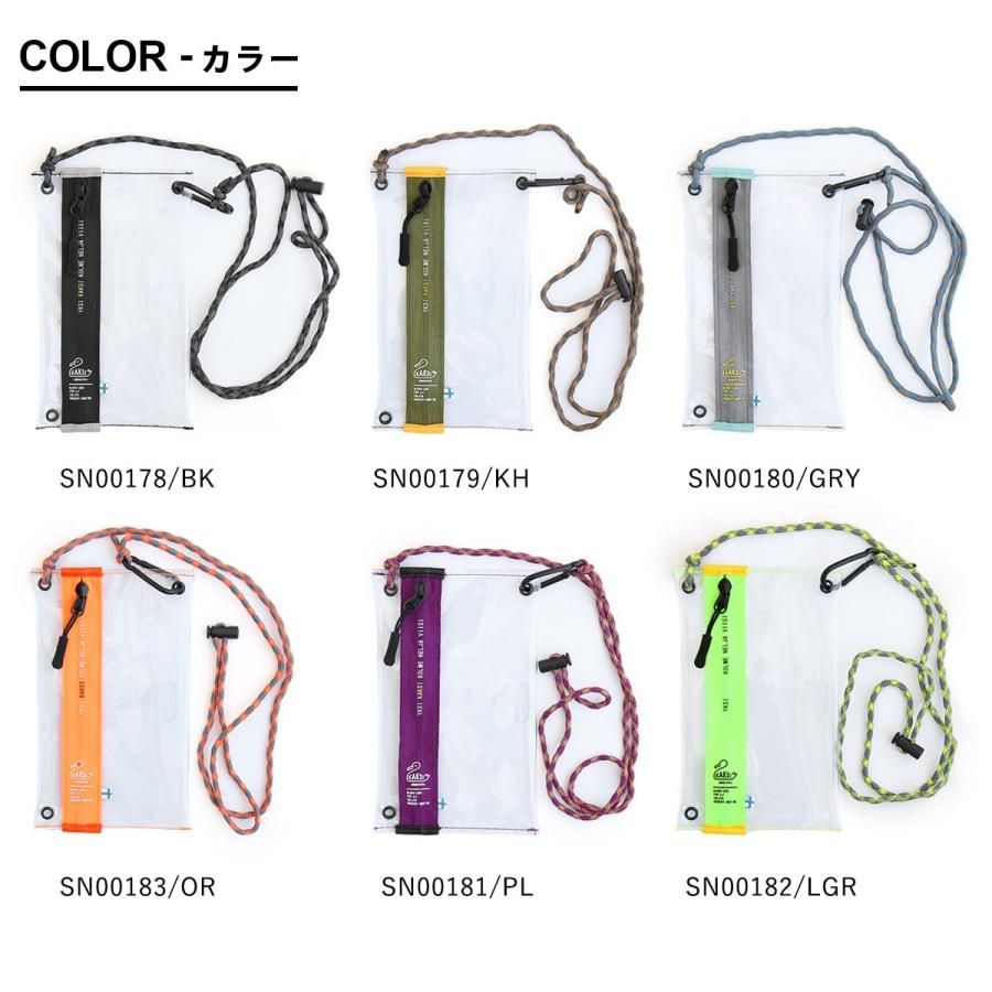 PATY KAKSI カクシ サコッシュ ミニショルダー バッグ メンズ レディース 2WAY クリアケース ミニポーチ 透明 お出かけ フェス アウトドア キャンプ パティ : PATY ...