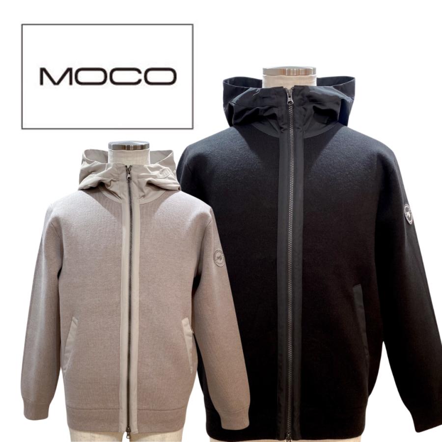 MOCO 30％SALE！ モコ フルZIPフーディー メンズ ゴルフ ゴルフウェア ジップパーカー アウター ブルゾン ニット 保温 防風 防寒 L/XL/LL 送料無料 21 ...