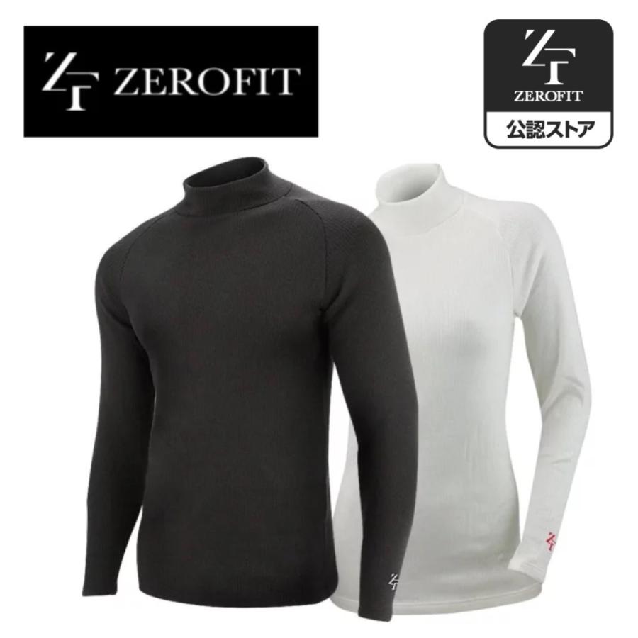ZEROFIT ZEROFIT ヒートラブライト メンズ レディース ユニセックス インナー モックネック 軽暖 ストレッチ性 保温性 裏起毛 防寒 S/M/L/XL プレゼント ...