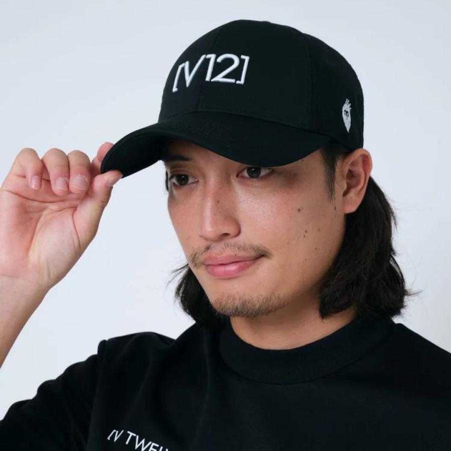 V12 ブイトゥエルブ ROUGH MESH CAP メンズ レディース キャップ 帽子 ゴルフ ゴルフグッズ サイズ調整可能 通気性 蒸れ防止 ギフト プレゼント V122410-CP01 ...