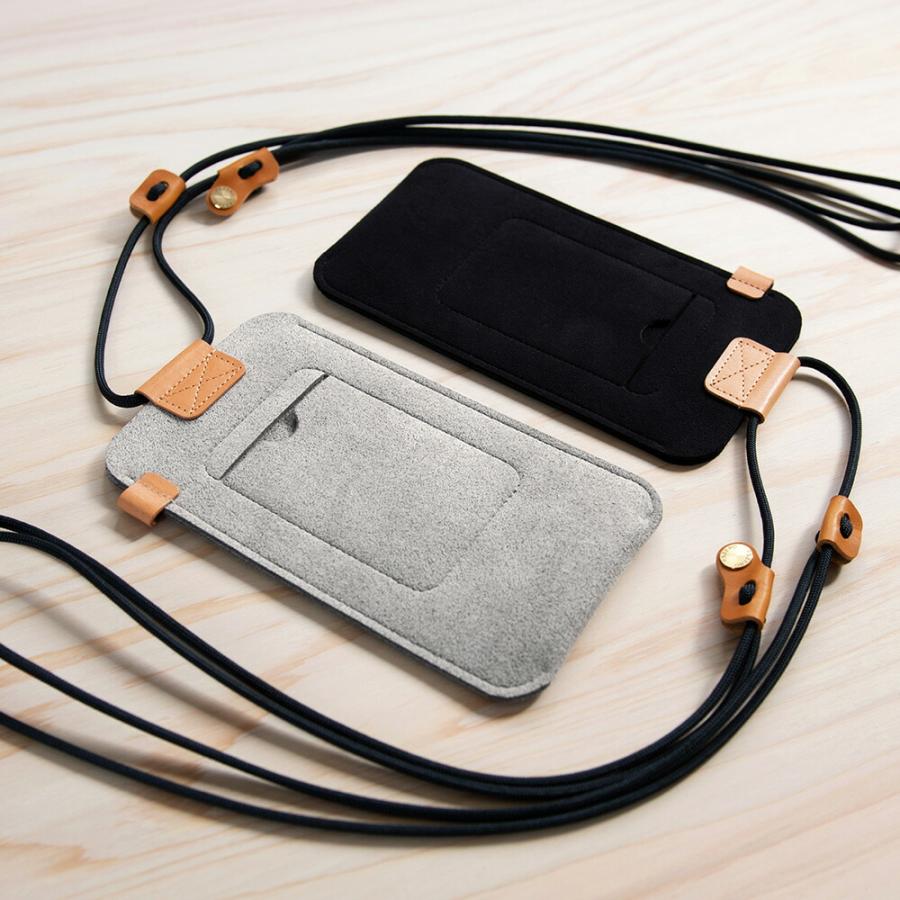 WEB限定販売 パワーサポート公式 抗菌抗ウイルスUltrasuede Sleeve Case for iPhone/iPhone14/Pro ...