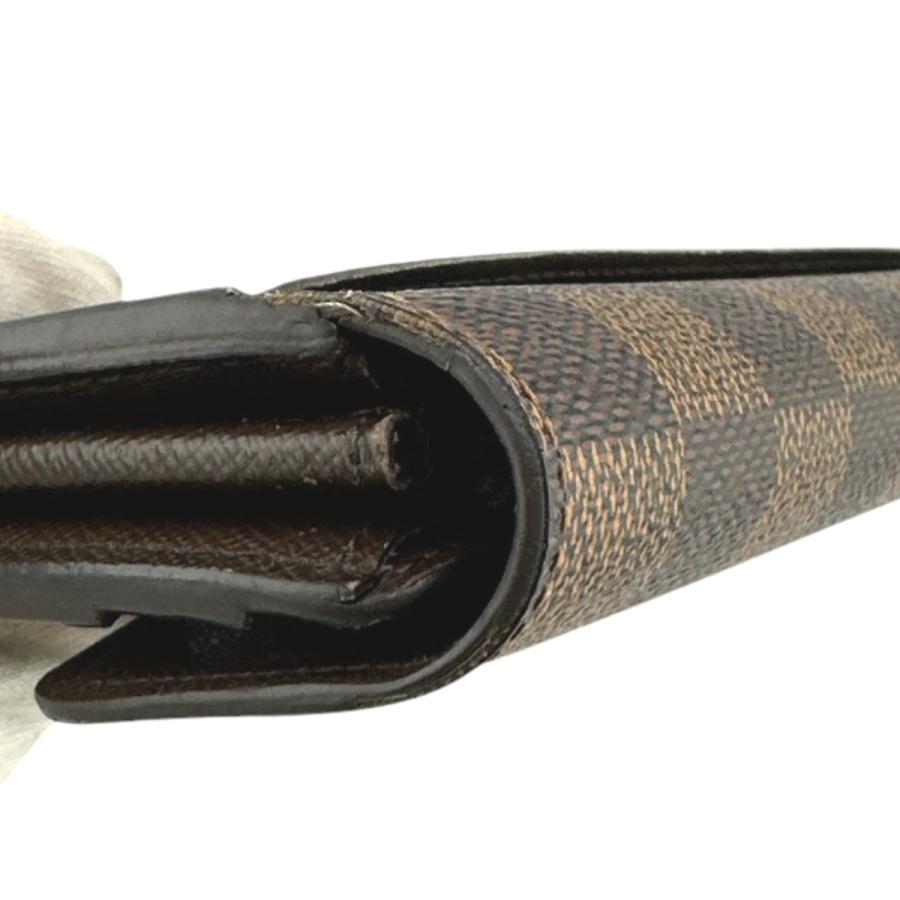 ルイヴィトン 長財布 N63209 ポルトフォイユ・サラ ダミエ ラウンドファスナー LOUIS VUITTON ブラウン レディース 中古 : Pawnshop-MATSUI - 通販 ...