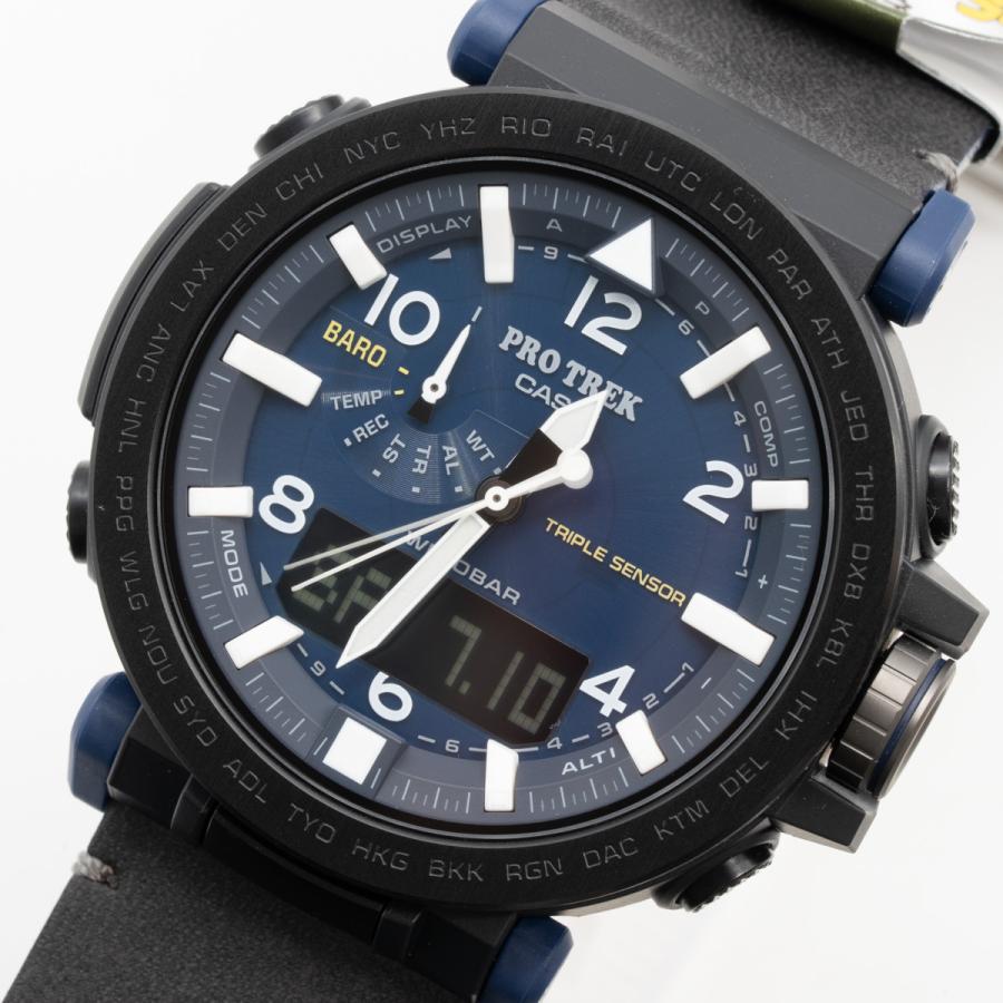 PRO TREK 質イコー [カシオ] CASIO 腕時計 プロトレック NAVY BLUE SERIES PRG-650YL-2JF ソーラー メンズ 未使用品 : ポーンショップイコー ...